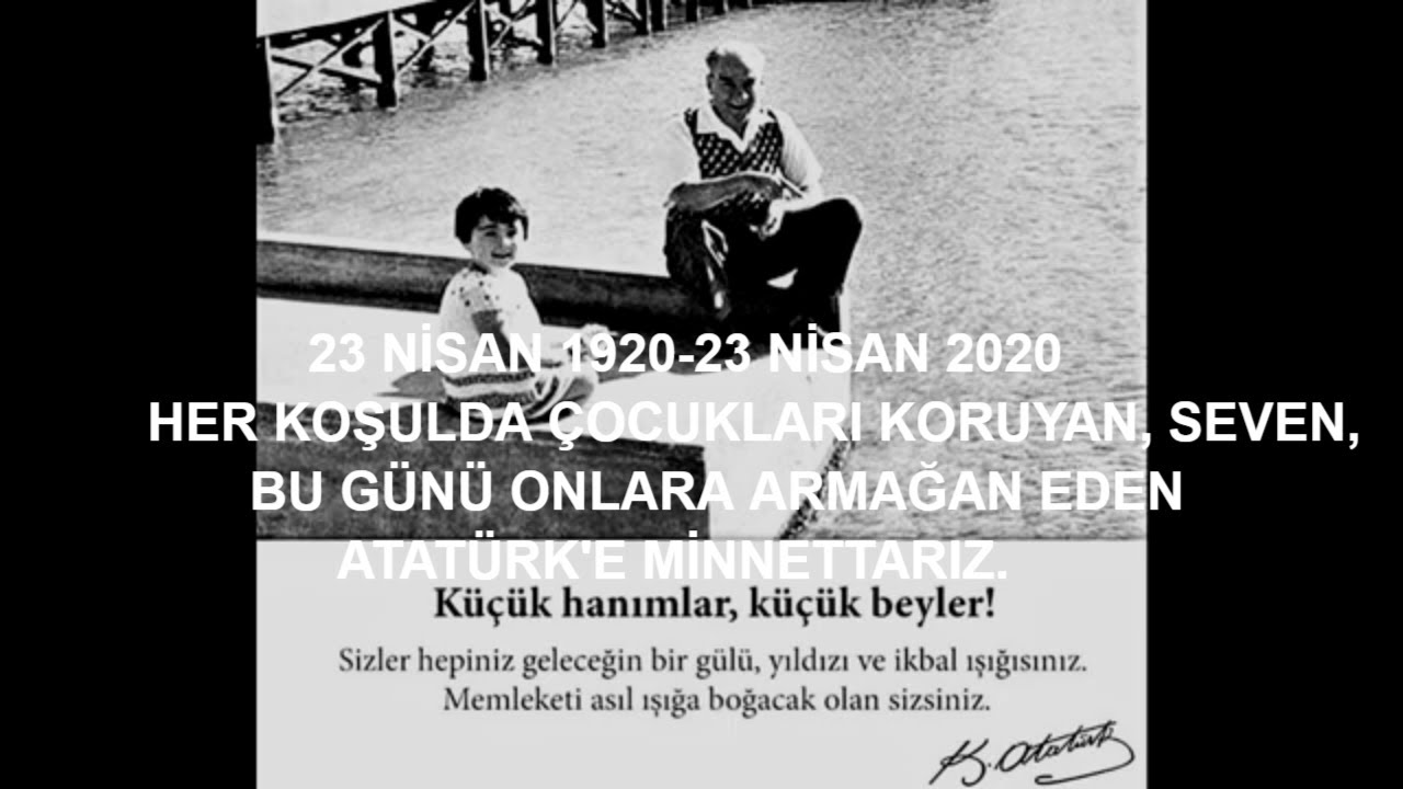23 Nisan 100. Yıl - As Bayrağını Cama - Umut İnan - YouTube