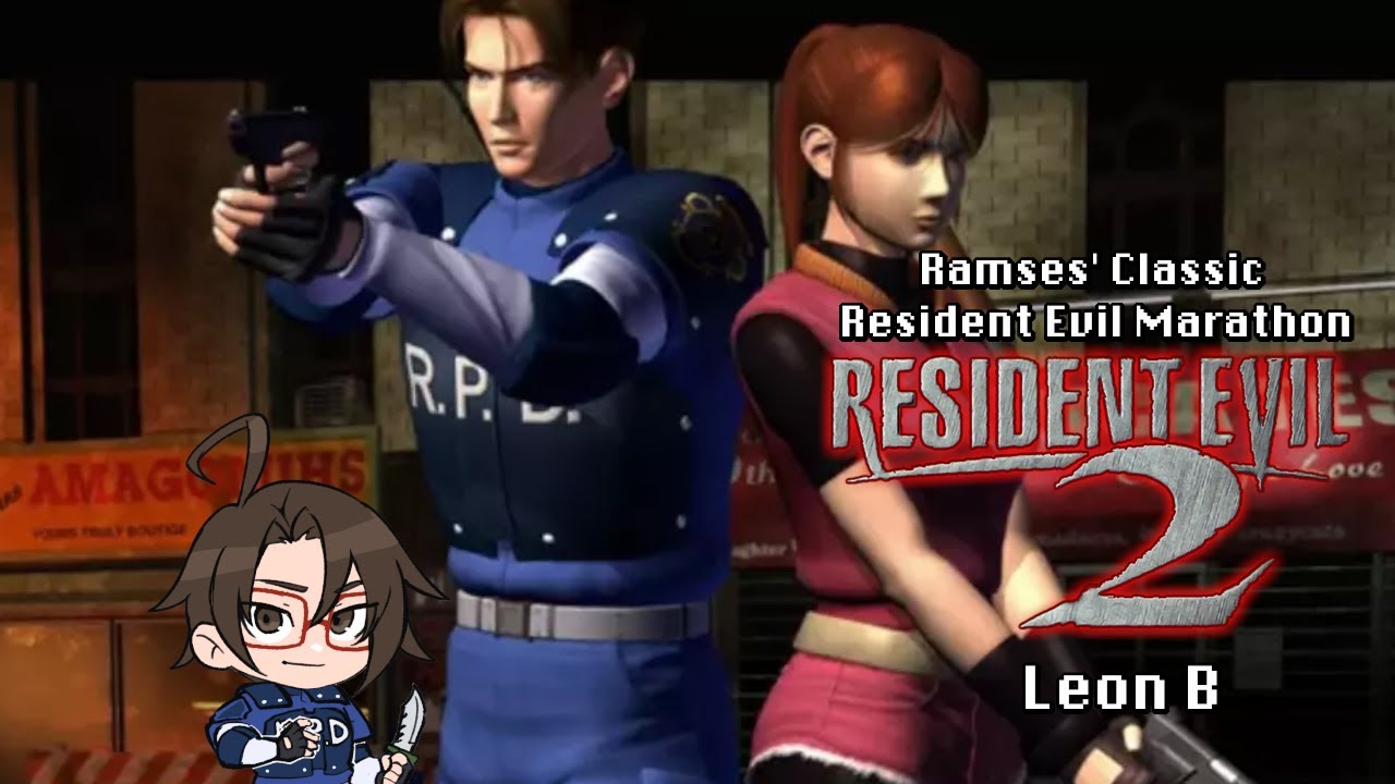 Classic RE Marathon: Resident Evil 2 Leon B - YouTube