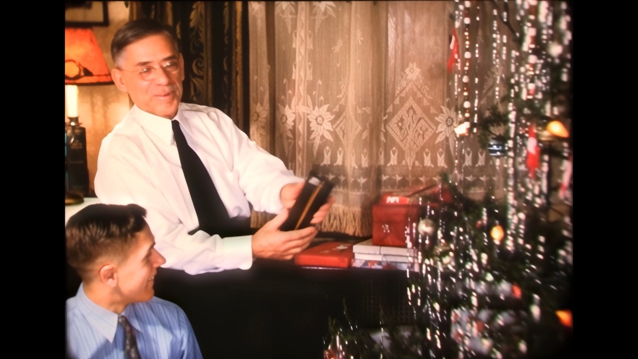 1940 Original Color 16mm Christmas Eve Theodore Shaw Family -Chicago ...