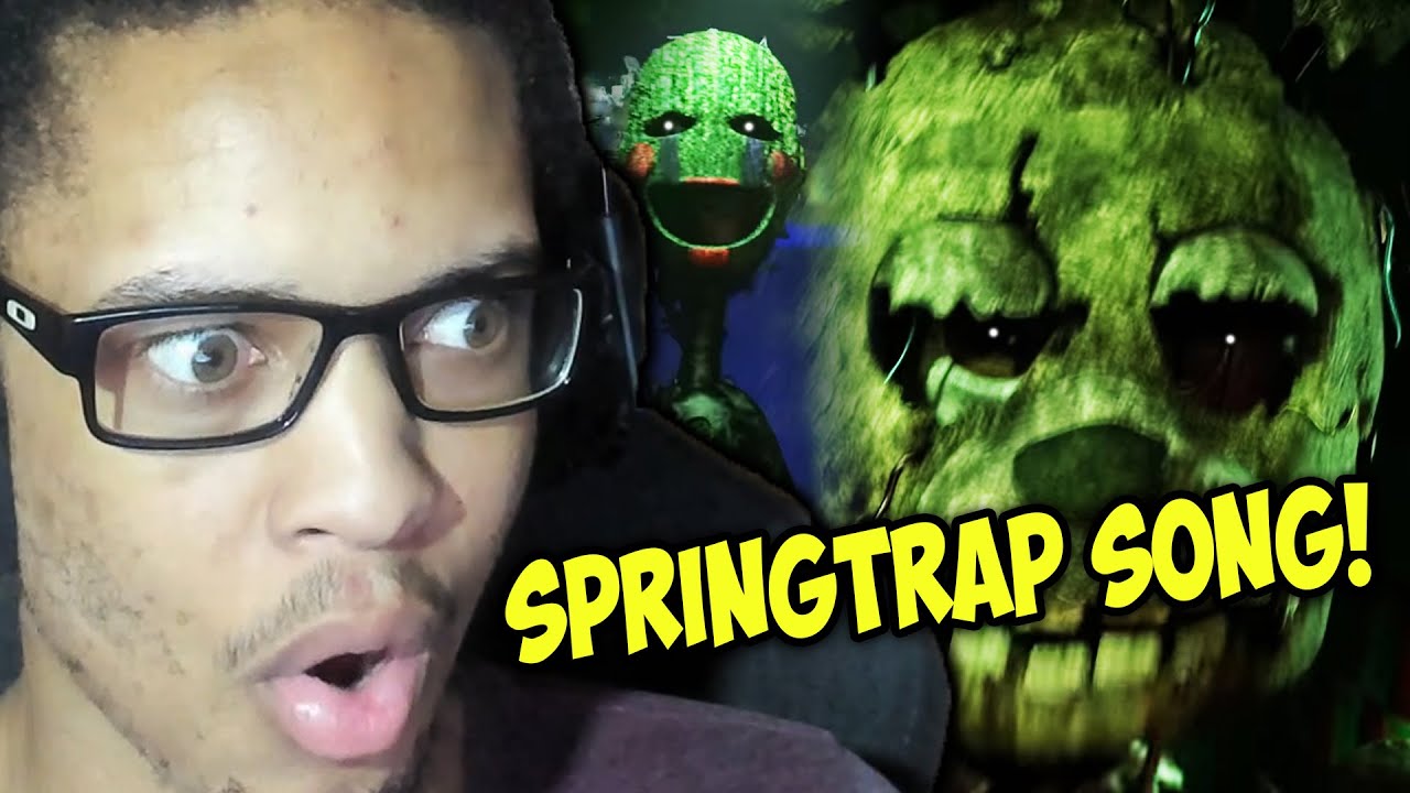 FNAF SPRINGTRAP SONG "BURY ME IN METAL" LYRIC VIDEO REACTION - YouTube