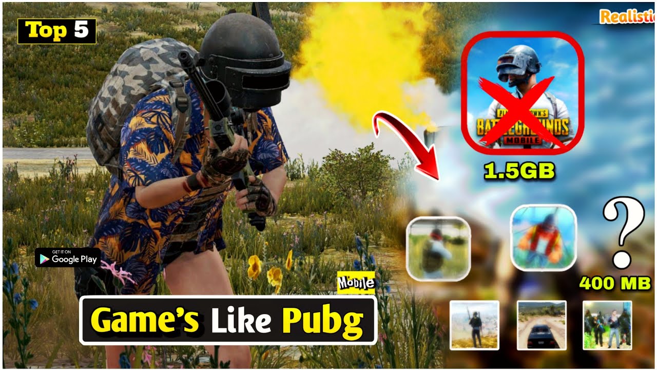 Top 5 Best Battle Royal Games Like Pubg Mobile 2023 | Games Like Pubg ...