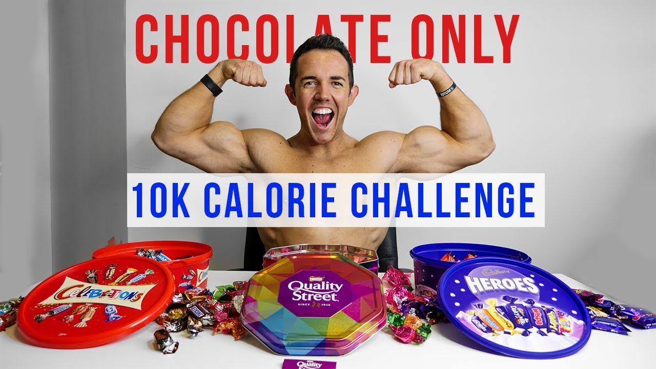 10,000 Calorie Challenge CHOCOLATE ONLY | How I Overcame BINGE EATING ...