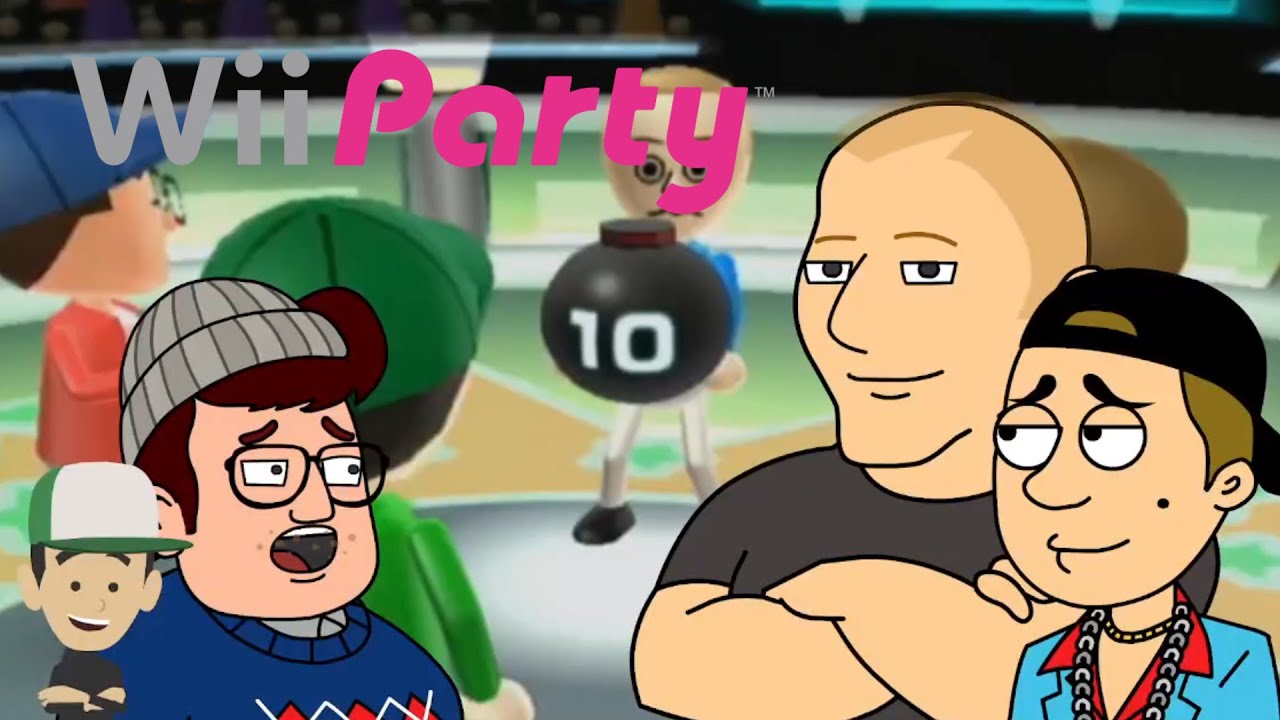 Childish Dad Plays Wii Party Word Bomb - YouTube