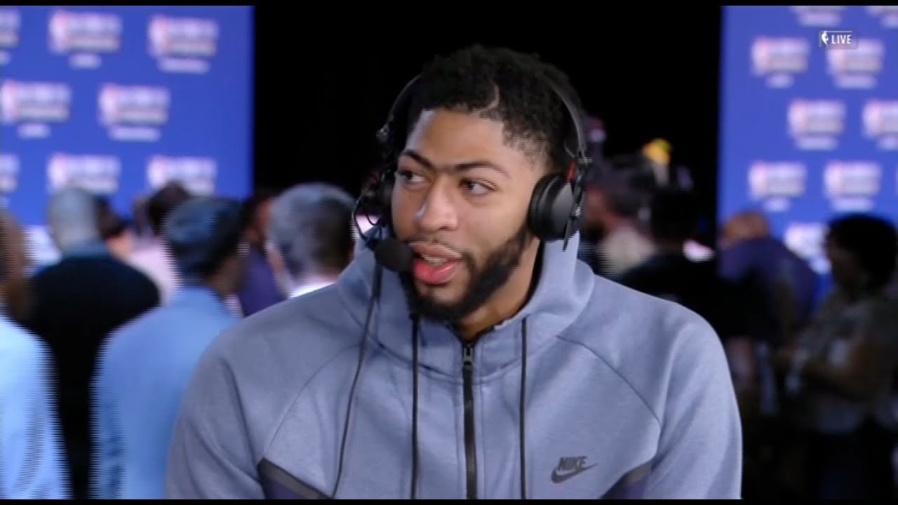 Anthony Davis Interview / Feb 17 / 2018 NBA All-Star Practice - YouTube