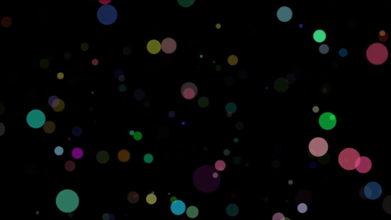After effects Particle color ball loop background. - YouTube