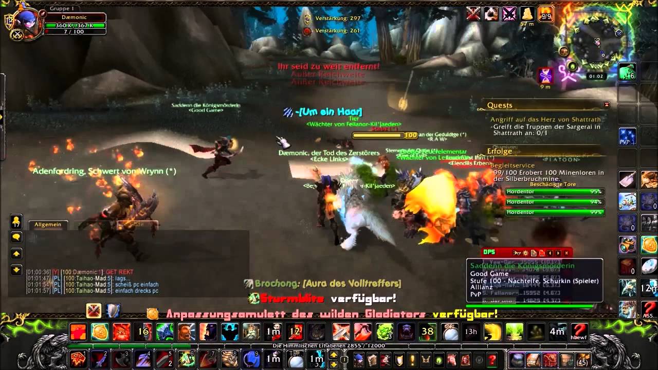 World of Warcraft [WOD] Battlegrounds Isle of Conquest - YouTube