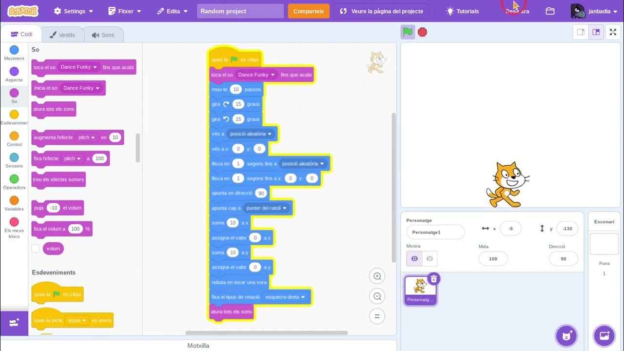 Scratch: how to make a random scratch project - YouTube