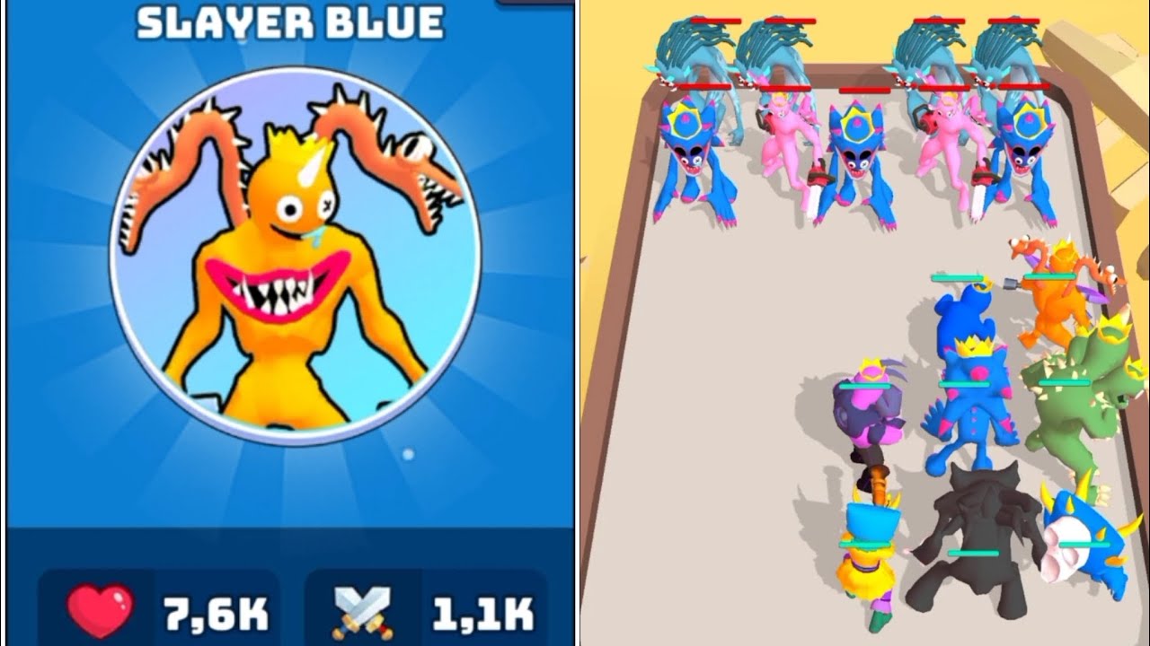 Monster Rampage: Merge Rainbow [2] - YouTube