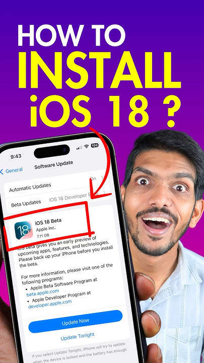Install iOS 18 on Your iPhone Now!! 🤩 - YouTube