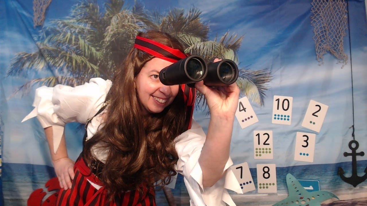 Learn English with Pirate Patty-Let's Count 0-12 - YouTube