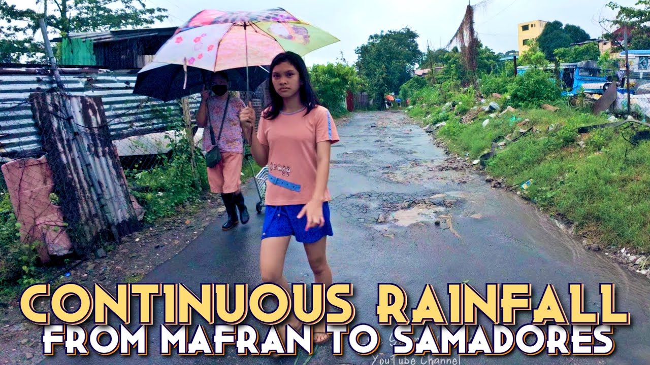 Wet Morning Experience From Mafran To Samadores During Typhoon Enteng Rainfall In Quezon City ...