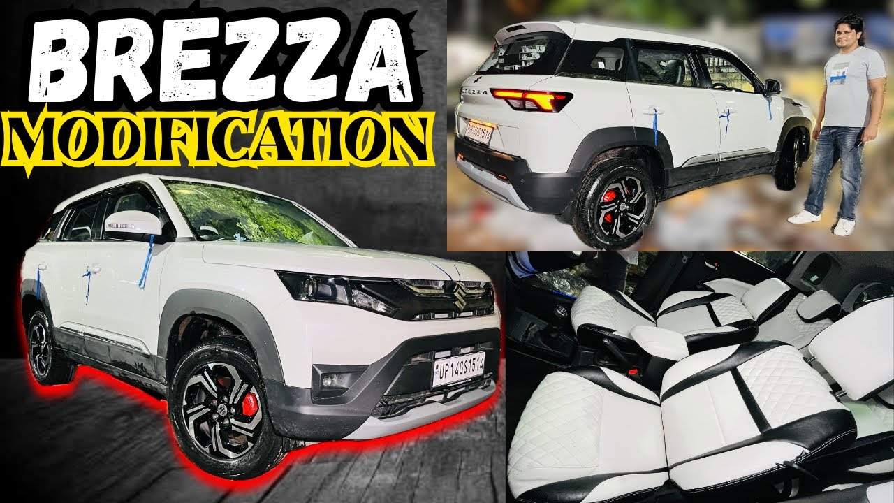 Brezza 2025 Modified with Genuine Items Brezza Lxi Cng Modifications ...