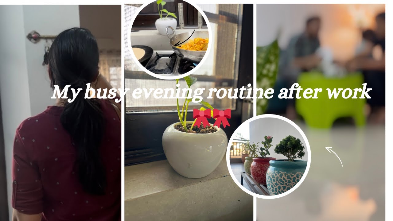 My productive evening routine after work 🌻|| Cooking comforting meal 🍛 ...