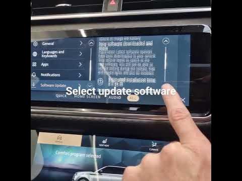 Land Rover software update - YouTube