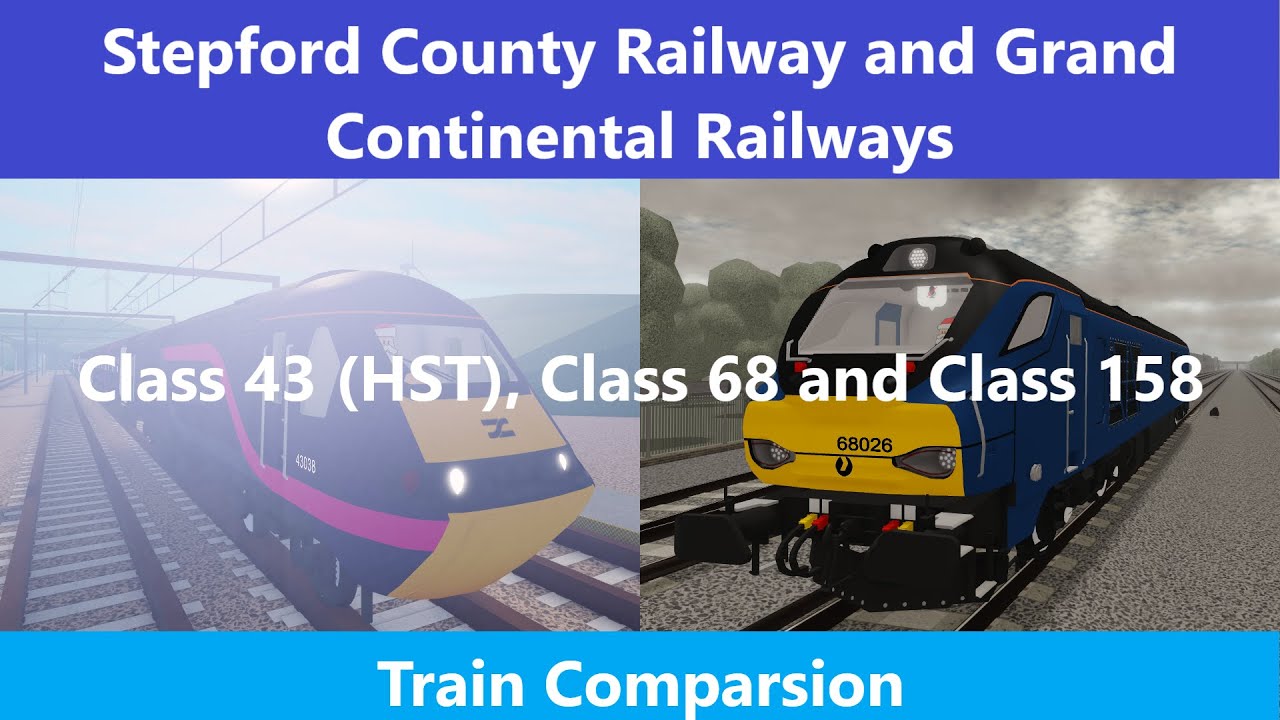(Roblox) SCR & GCR Trains (Class 43, Class 68 and Class 158 ...