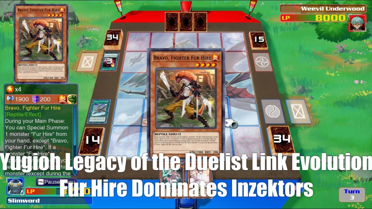 Yugioh Legacy of the Duelist - Fur Hire Dominate Inzektors - YouTube