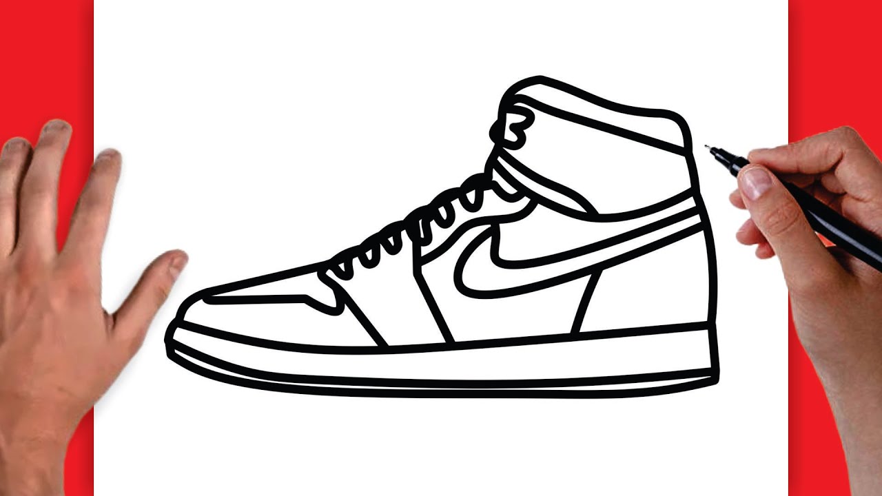 HOW TO DRAW NIKE AIR JORDAN | DRAWING STEP BY STEP - YouTube