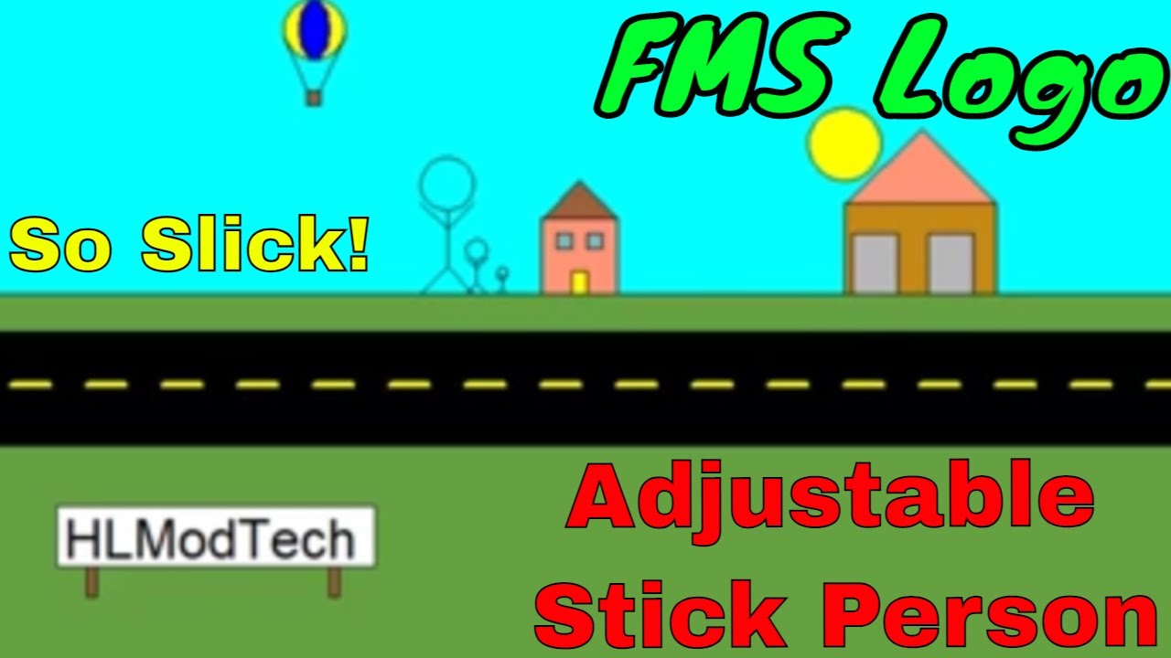 Use Variables to Code an adjustable Stick Person in FMS Logo 🤯 - YouTube