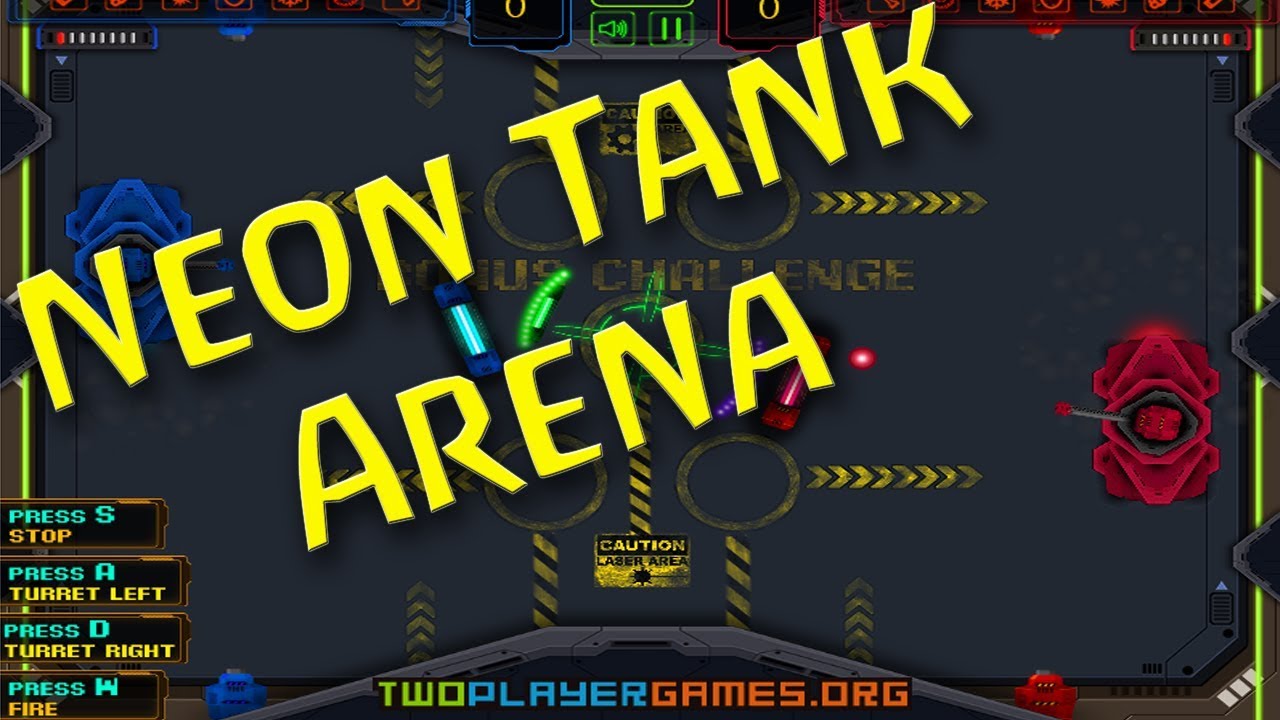Neon Tank Arena - Let’s Play (Free Online Artillery Duel) - YouTube