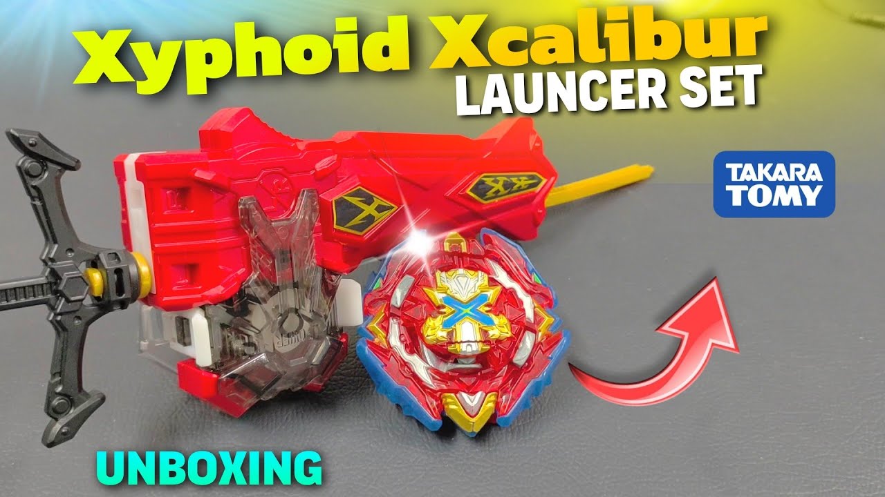 xyphoid xcalibur with launcher set unboxing and review | pocket toon ...
