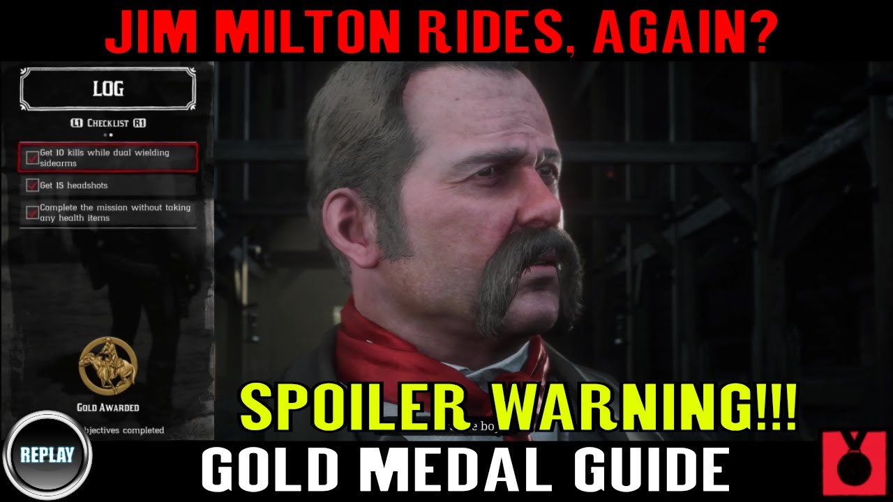 Red Dead Redemption 2 Jim Milton Rides Agains Gold Medal - Gold Rush ...