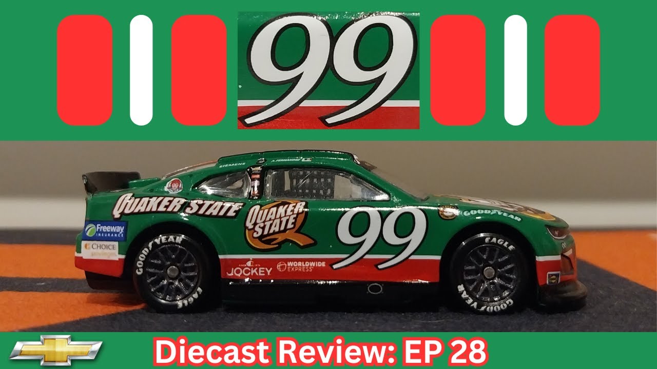Nascar Diecast Review Daniel Saurez's 2024 Quaker State Darlington ...