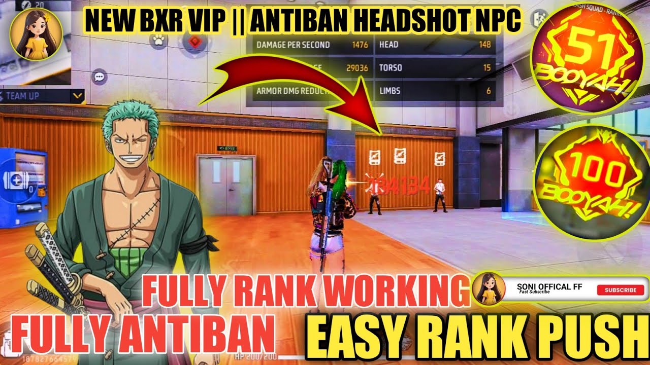 FF New Script Antiban today || FF Auto Headshot Config file || FF vip ...