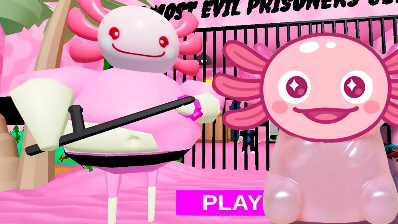 AXOLOTLS Barry's Prison Run (Obby) - ROBLOX! XpertVali Walkthrough! # ...