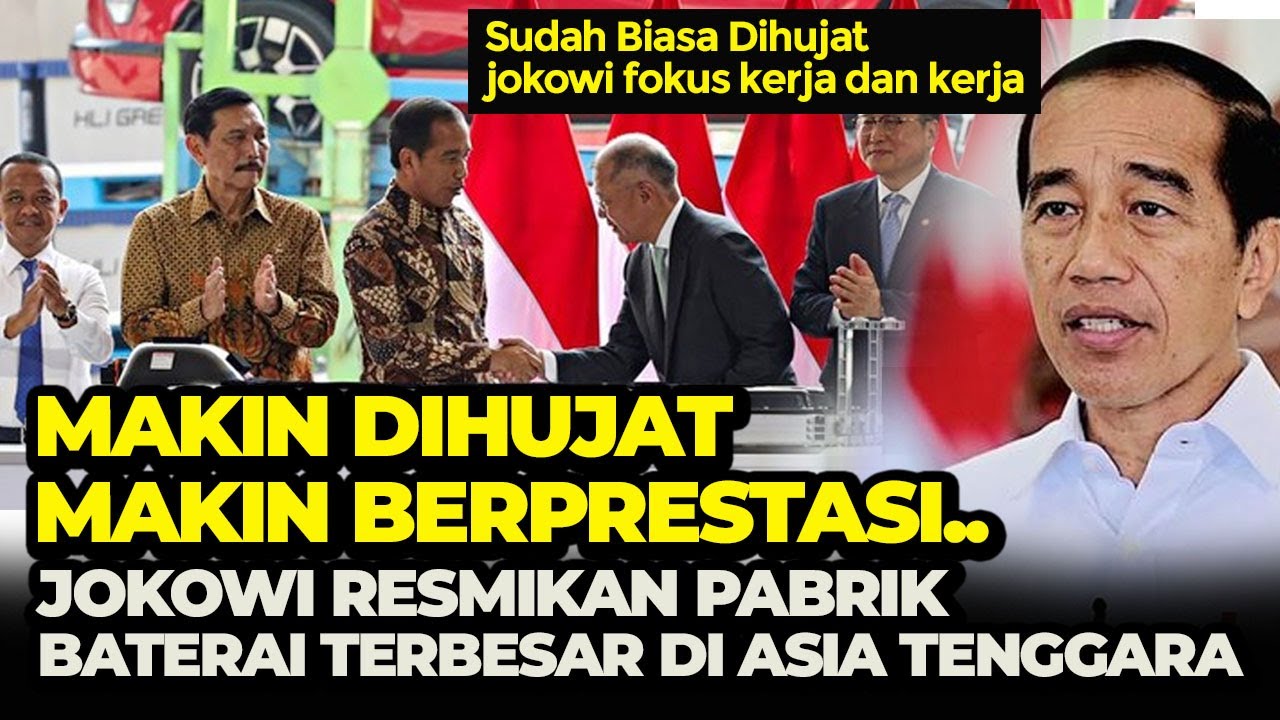 PEMBENCI JOKOWI NANGIS!! Jokowi Bikin Prestasi Lagi, Bangun Pabrik ...