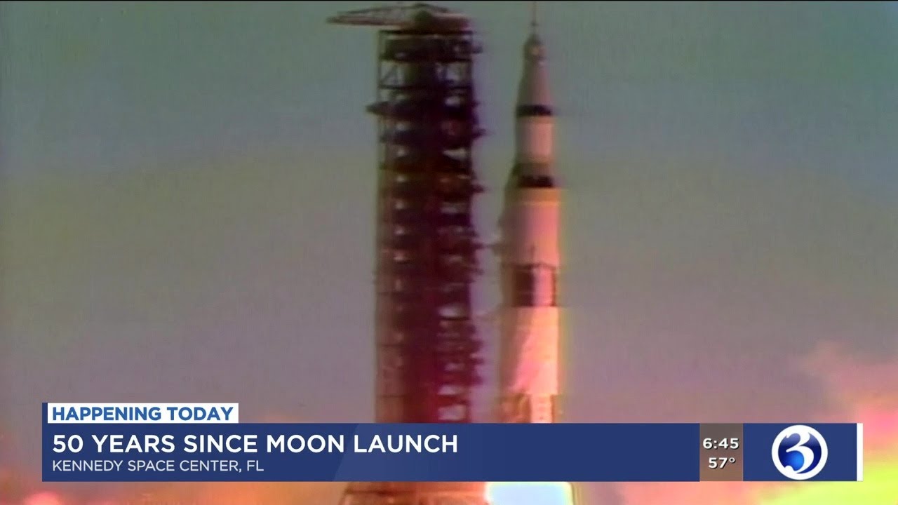 VIDEO: Thousands expected to celebrate moon landing at Kennedy Space ...