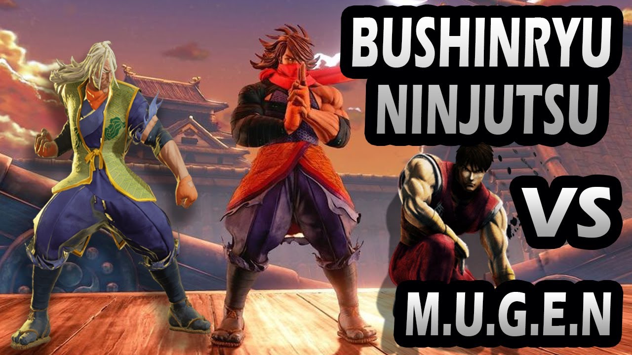 Bushinryu Zeku&Guy VS MUGEN (Team Arcade Walkthrough) - YouTube