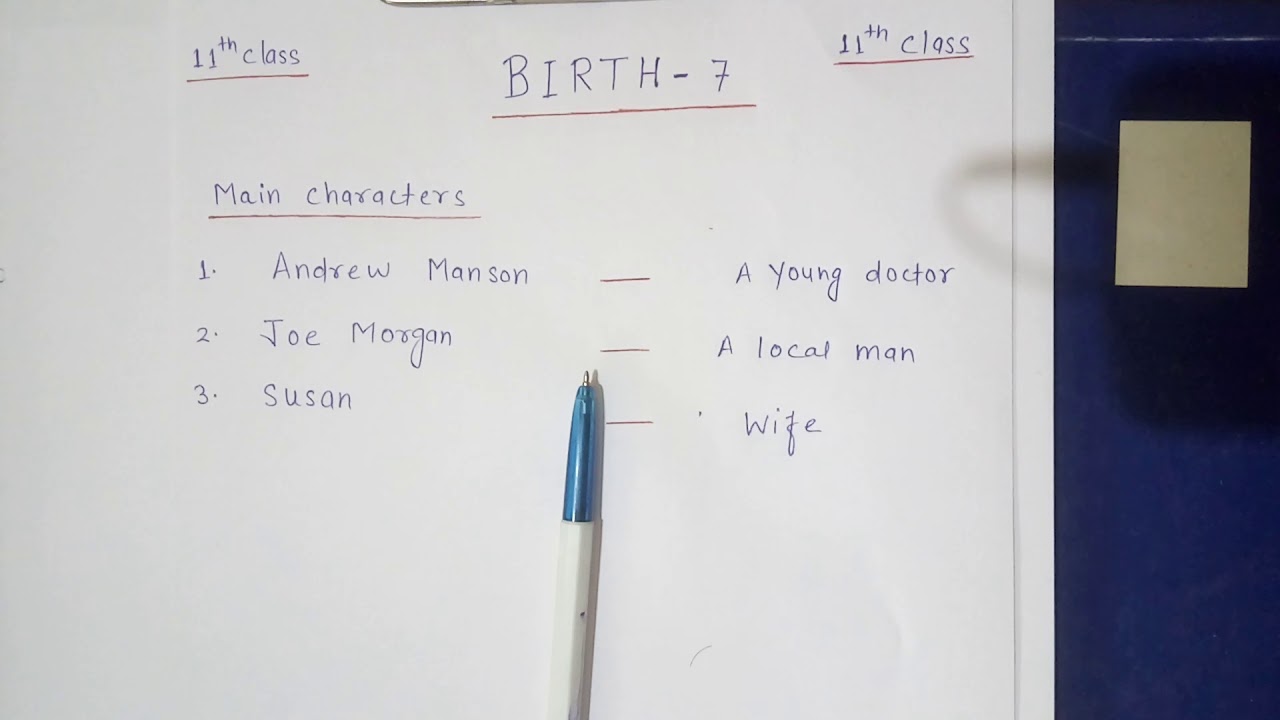 BIRTH (CHAPTER –7) 11 th CLASS / CBSE - YouTube