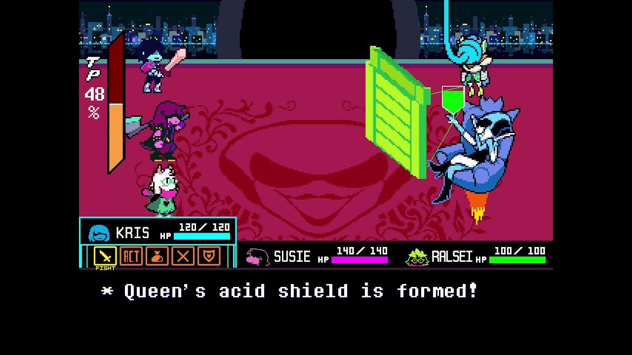 Deltarune Chapter 2 - QUEEN fight in fewer turns (5 Turns, NEW RECORD ...