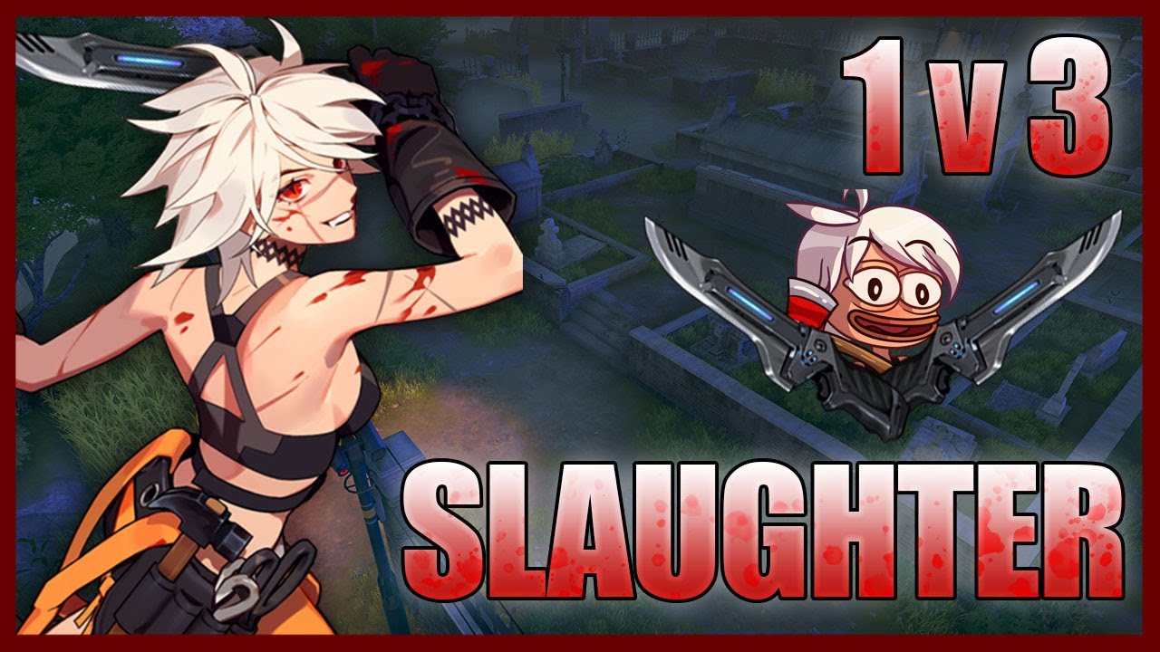 (Eternal Return Black Survival) Insane Dagger JACKIE 1v3 Comeback ...