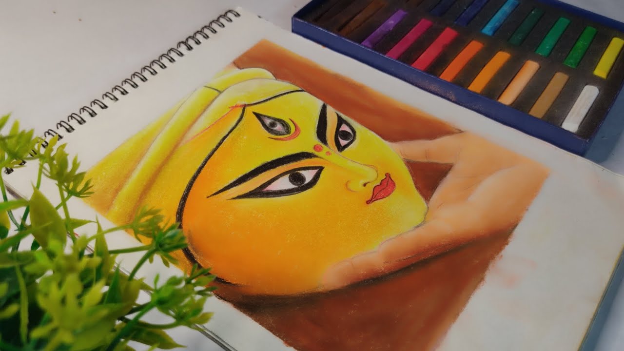 Maa Durga drawing//How to make Durga maa drawing #intelligentart #art # ...