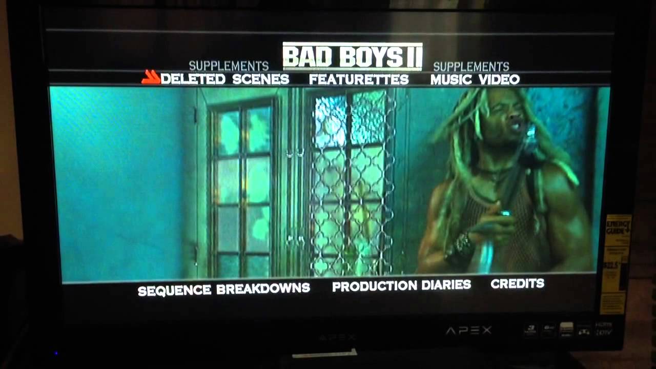 Bad Boys 2 Disc 2 menu screen - YouTube