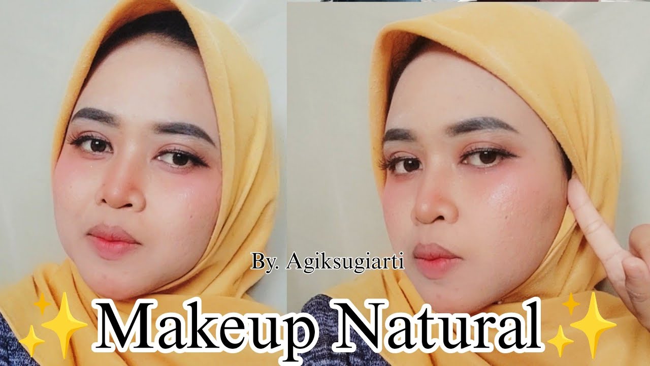 MAKEUP NATURAL SIMPEL BANGET - YouTube