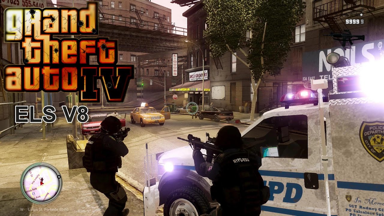 Playing GTA 4 As A POLICE OFFICER SWAT| GTA 5 Lcpdfr Mod| 4K #tbt - YouTube