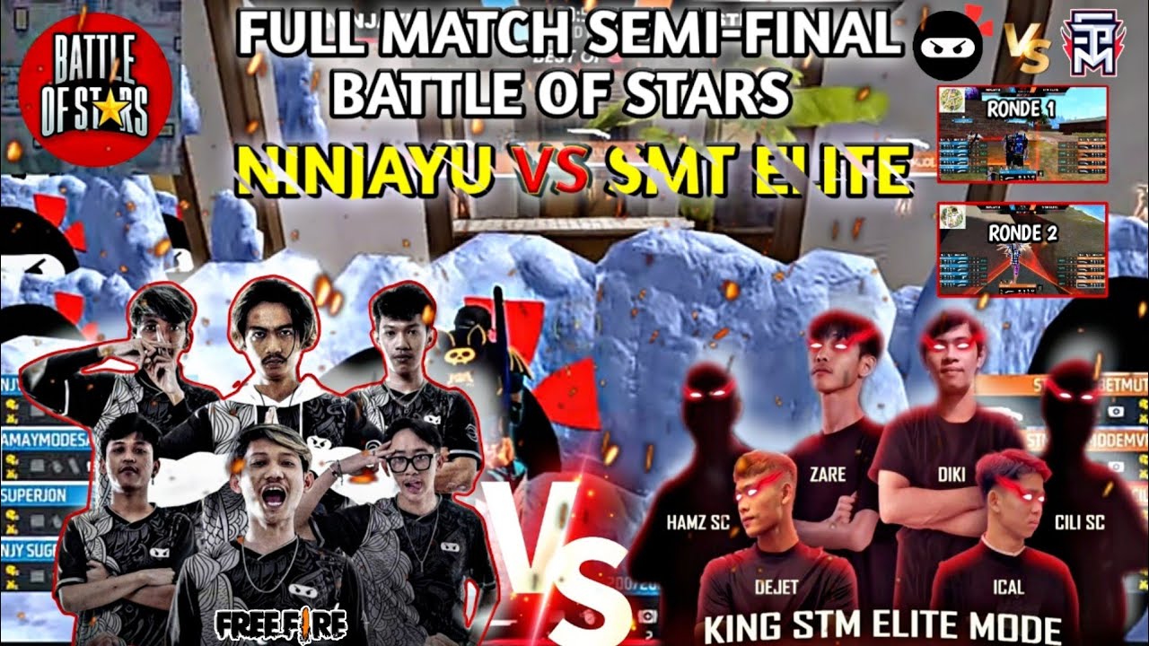 FULL MATCH SEMI FINAL 2-0 STM ELITE VS NINJAYU BATTLE OF STARS FREE ...