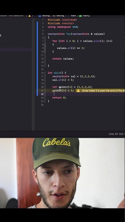 Vector Arrays Bound Checking - YouTube