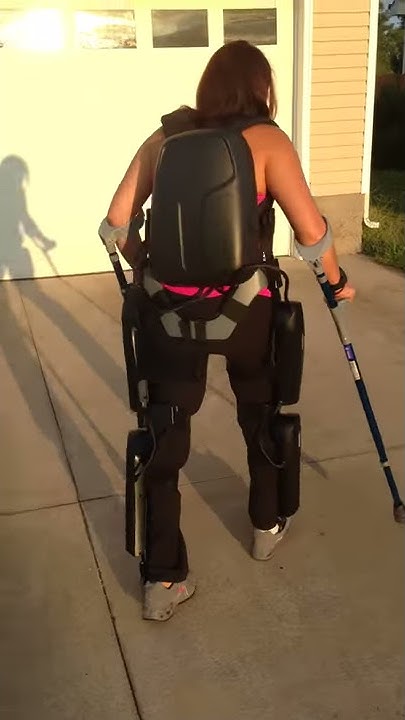 Figure 8 # ReWalk exoskeleton device. walking after 12 years. - YouTube