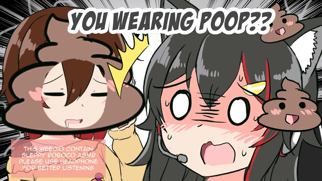 【Hololive Animated Clip / English Sub】"You wearing poop?" - Roboco ...