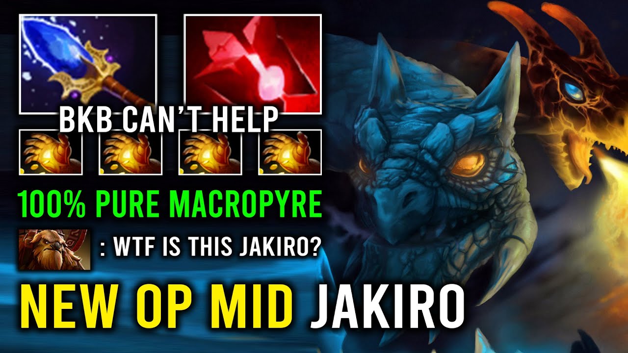 NEW OP MID JAKIRO 100% Pure Macropyre Unlimited Burn DPS Zero Mercy ...