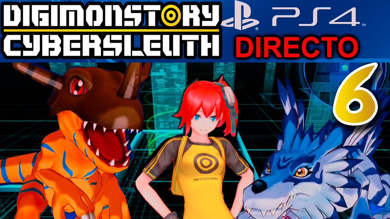 🔴 DIGIMON STORY CYBER SLEUTH ESPAÑOL PARTE 6 GREYMON & GARURUMON ...