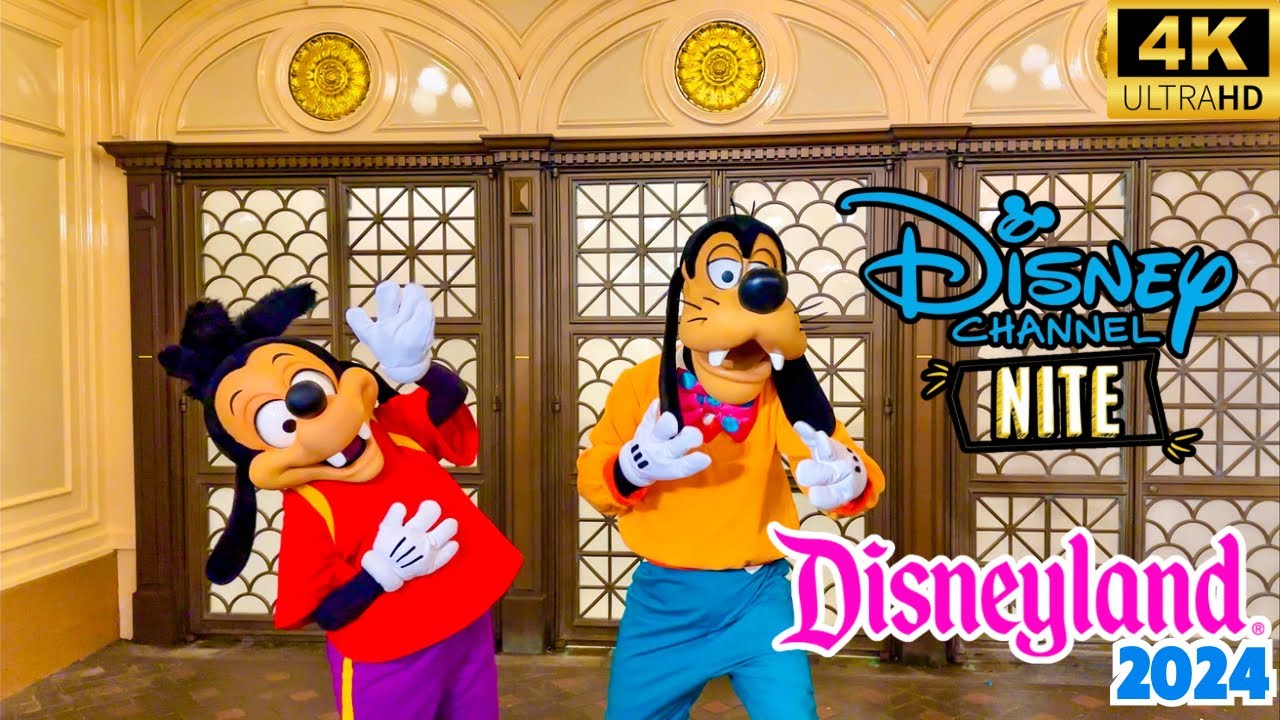 Disney Channel Nite 2024- Disneyland Walkthrough, Character Meet and ...
