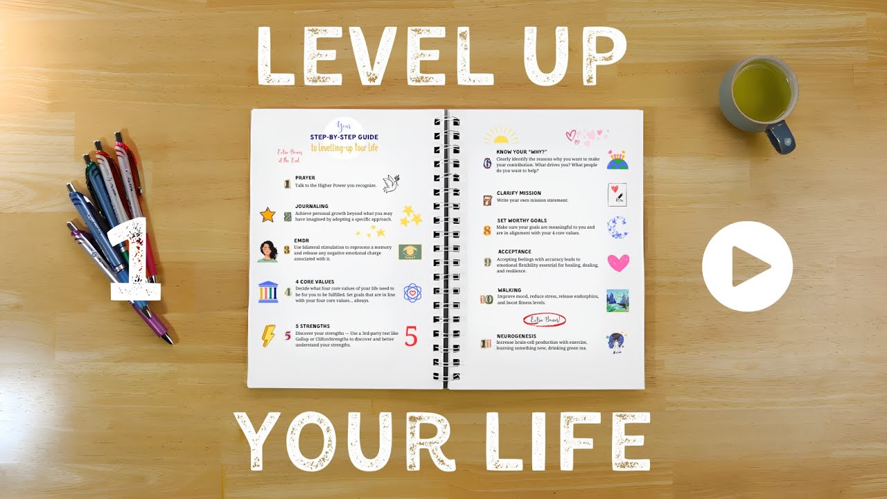 Your Step By Step Guide to Levelling Up Your Life | Journal - YouTube