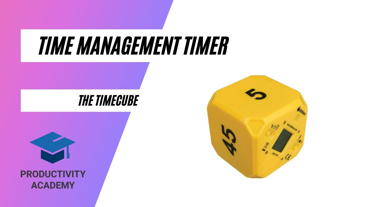 Time Management Timer - The TimeCube In Action - YouTube