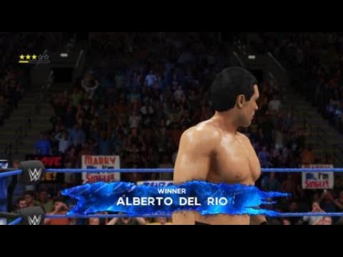 WWE 2K18 WWE Backlash Alberto Del Rio VS Zack Ryder - YouTube