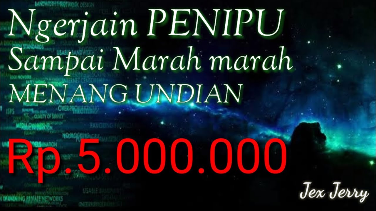 PENIPUAN menang undian Telkomsel Rp. 5jt ujung ujungnya..... - YouTube