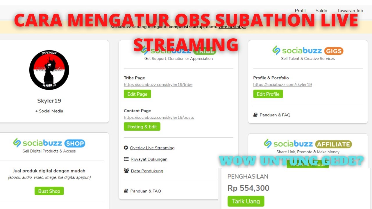 TUTORIAL SUBATHON VIA SOCIA BUZZ DENGAN MUDAH BET DADA - SKYLER19 BANYAK CARA UNTUK BISA - YouTube